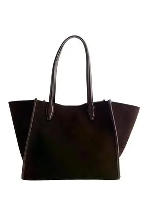 Madewell The Lexington Oversized Tote Dark Carob