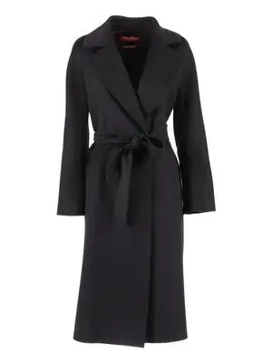 MAX MARA STUDIO Belted Coat - Black