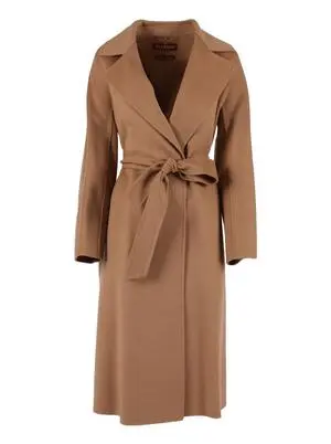 MAX MARA STUDIO Max Mara Studio Tie Detailed Coat