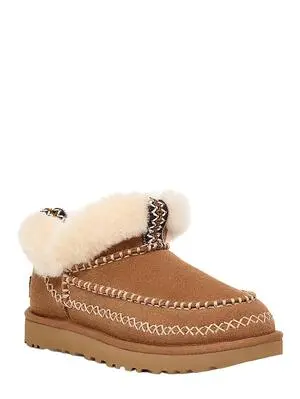 UGG Classic Ultra Mini Alpine Booties - Chestnut