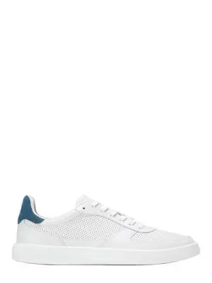 Cole Haan Grand Crosscourt Daily Court Sneakers - Optic White-indian Teal
