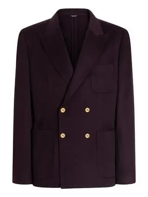 Dolce & Gabbana Portofino Cashmere Jacket - Purple