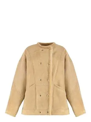 HALFBOY Halfboy Sheepskin Jacket Beige