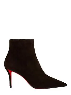 CHRISTIAN LOUBOUTIN Miss Z Suede Ankle Boots