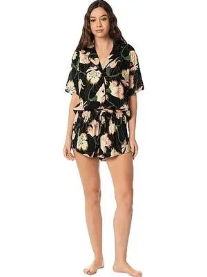 Victoria's Secret Short-sleeve Short Set - Floral