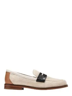 Cole Haan Lana Lux Remastered Penny Loafers - Black-ivory Biscuit