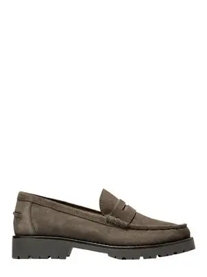 Cole Haan Treena Lug Loafers - Deep Olive