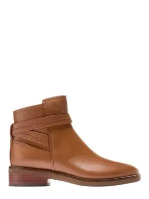 Cole Haan Rosalyn Ankle Strap Waterproof Boots - British Tan