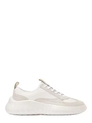 Cole Haan ZERØGRAND II T-Toe Sneakers White-silver Birch-ivory