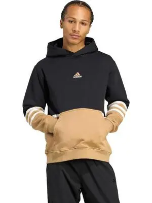 Adidas Archive Cutline Hoodie - Black / Cardboard