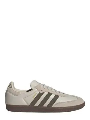 Adidas Samba Og Low Top Sneakers - Alumina / Medium Dark Khaki / Gum