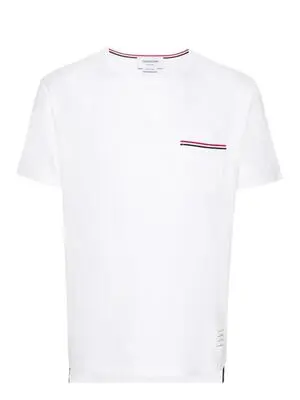 Thom Browne Pocket-detail T-shirt - White