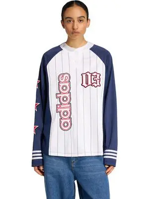 Adidas Originals Bb Long Sleeve Jersey - White / Night Indigo