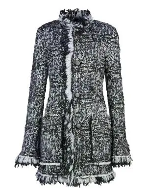 TOD'S Fringed Coat - White