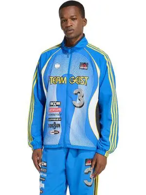 Adidas Teamgeist Moto Tracktop - Blue / Black / White