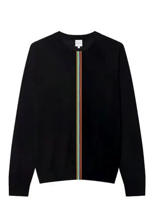Paul Smith Signature Stripe Crew-neck Sweater - Blue