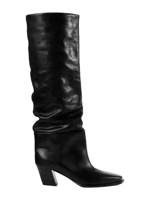 JIMMY CHOO 60mm Hart Leather Boots - Black
