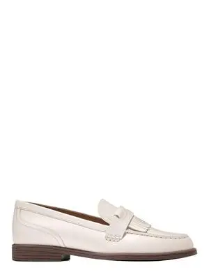 Cole Haan Stassi Kiltie Loafers - Ivory