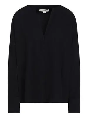 Vince Crepe Blouse - Black