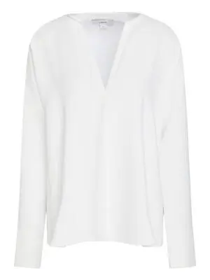 Vince Crepe Blouse - White