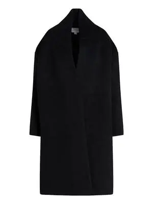 Vince Wool-blend Felt Coat - Black
