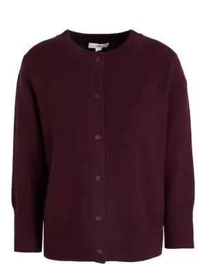 Vince Wool-blend Cardigan - Merlot