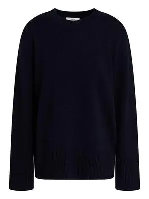 Vince Wool And Cashmere-blend Sweater - Navy
