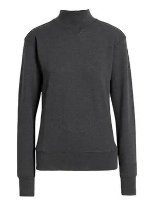 TOTEME French Cotton-terry Sweatshirt - Charcoal