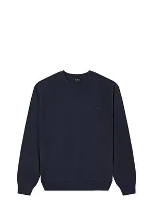 A.p.c. Cohby Embroidered Sweatshirt - Blue