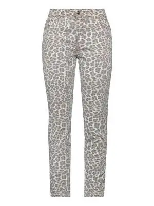 BLUGIRL Tapered Leopard-print Pants - Beige