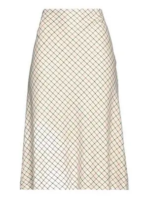 MAISON MARGIELA Flared Midi Skirt - White