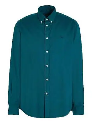 HARMONT & BLAINE Shirt Deep Teal Size Cotton - Green