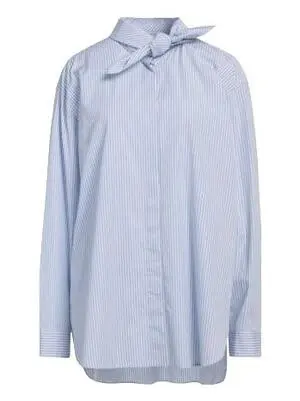 TOD'S Striped Cotton Shirt - Blue