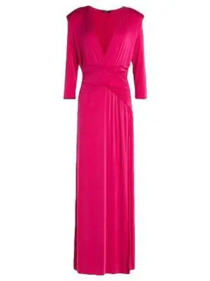 LIU •JO Maxi Flared Dress - Magenta