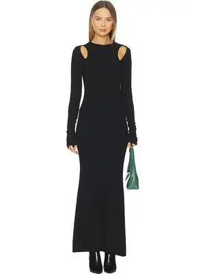 SNDYS Autumn Maxi Dress - Black
