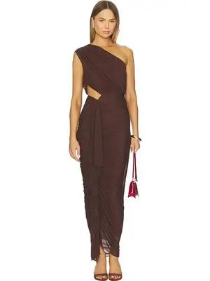 Superdown Juliet Midi Dress - Brown