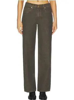 SLVRLAKE Jazmine Wide Leg Jeans - Black Wood Forest