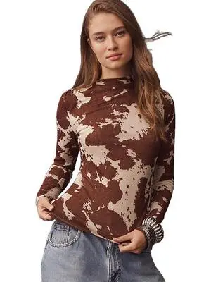 Rails Rails Joelle Shirred Top Cow