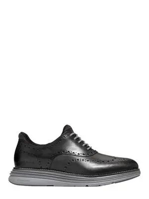 Cole Haan ØriginalGrand Ultra Wingtip Oxfords Black-quiet Shade-sleet