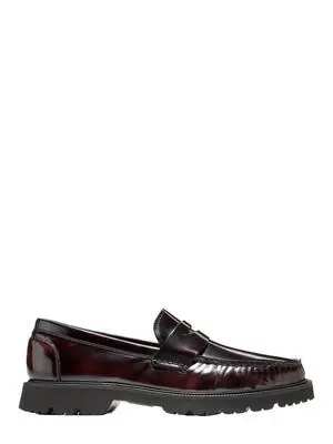 Cole Haan American Classics Penny Loafers - Deep Burgundy-black