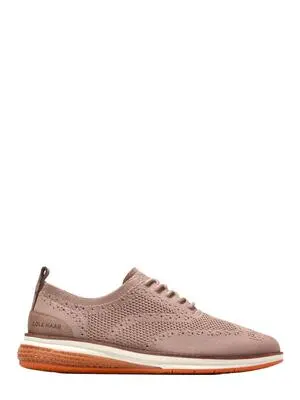 Cole Haan Riginalgrand Energyweave Stitchlite™ Wingtip Oxfords - Irish Coffee-silver Birch