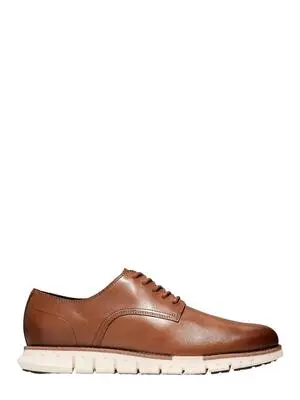Cole Haan Zerøgrand Remastered Plain Toe Oxfords - British Tan-ivory