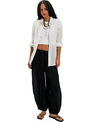 Free People Playa Party Balloon Pants - Black