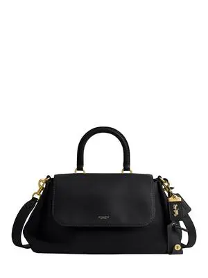COACH® Slouchy Rogue Top Handle Bag - Brass/black