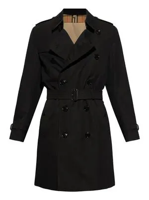 Burberry Cotton Trench Coat - Black
