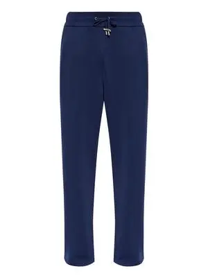 Balmain Sweatpants With Straight-leg Fit - Navy Blue
