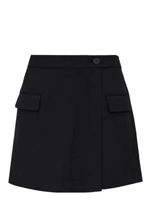 ALLSAINTS Mimmie Thigh Length Shorts - Black