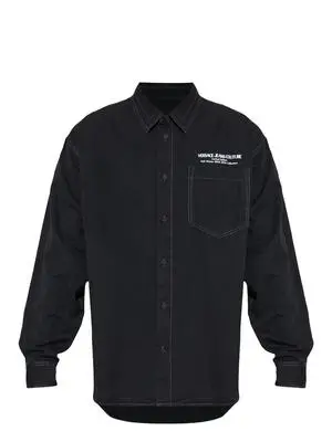 Versace Shirt With Pocket - Black