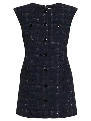 Veronica Beard Tamara Mini Dress - Navy Off W