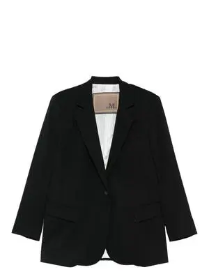 THE M Clara Single-breasted Blazer - Black